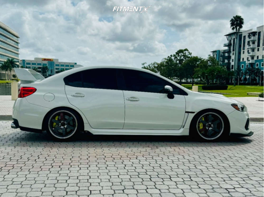2018 Subaru WRX STI Limited with 18x9.5 Volk Te37 and Continental ...