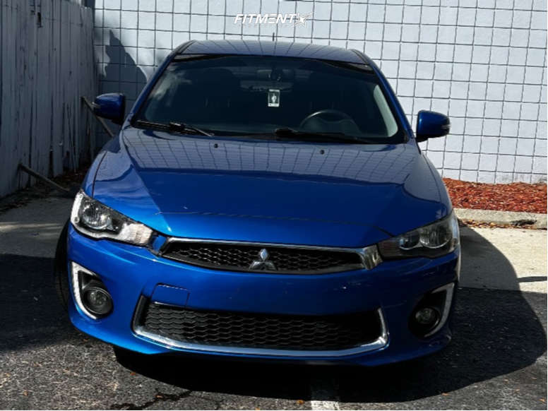 2016 Mitsubishi Lancer ES with 18x8.5 AVID1 Av6 and Vercelli 225x40 on ...