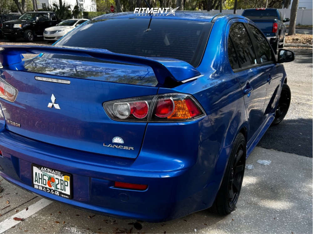 2016 Mitsubishi Lancer ES with 18x8.5 AVID1 Av6 and Vercelli 225x40 on ...