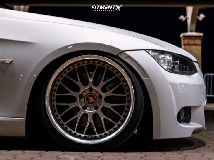 2008 BMW 335i Base with 19x9.5 Work Vs-xx and Firestone 235x30 on ...