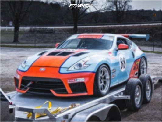 2009 Nissan 370Z Touring with 18x10.5 Konig Countergram and Yokohama ...