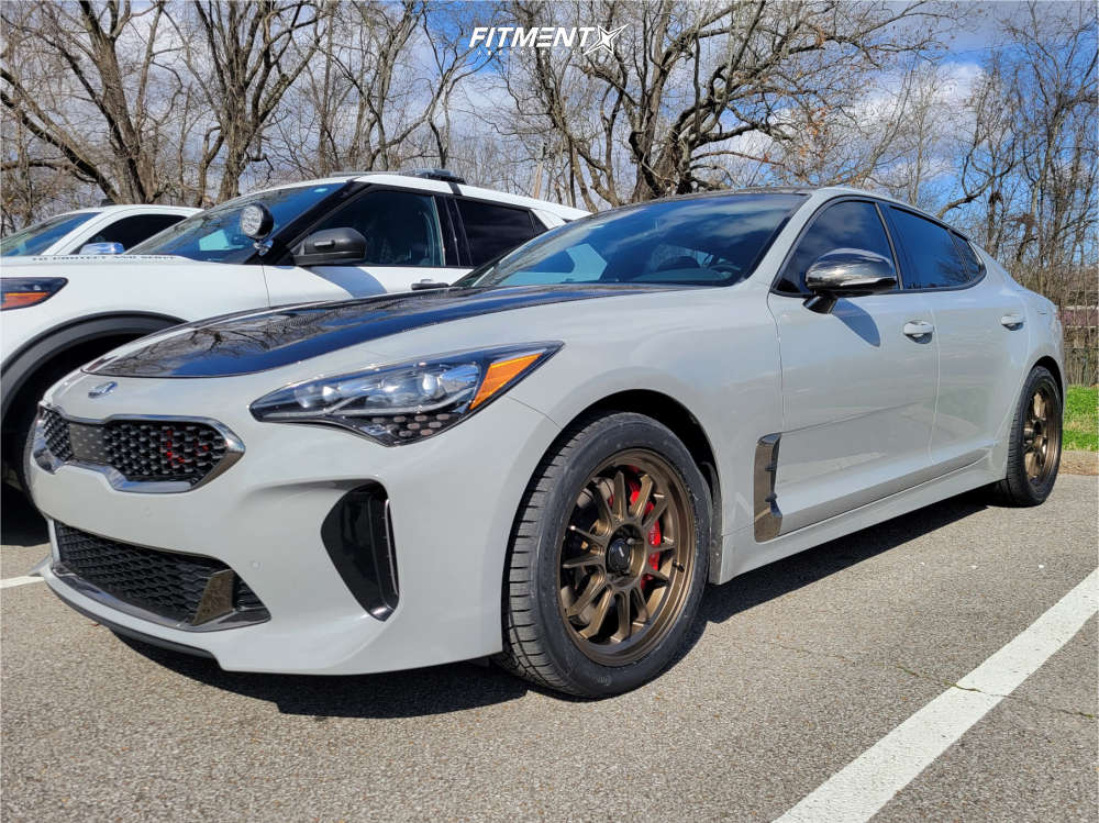 2020 Kia Stinger GT1 with 18x8.5 Konig Hypergram and Continental 255x45 ...