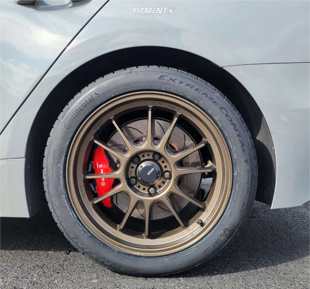 2020 Kia Stinger GT1 with 18x8.5 Konig Hypergram and Continental 255x45 ...