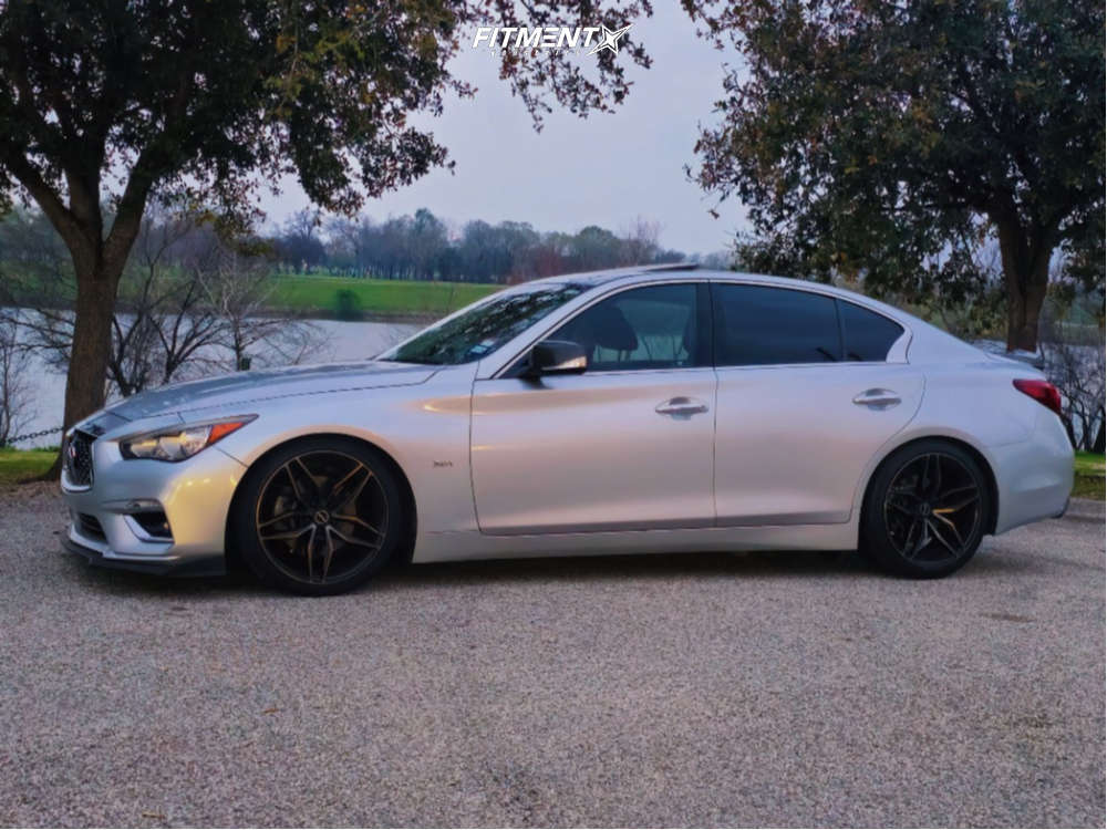 2019 INFINITI Q50 Luxe with 19x9.5 INOVIT Vector and Yokohama 245x35 on ...