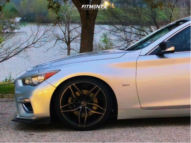 2019 INFINITI Q50 Luxe with 19x9.5 INOVIT Vector and Yokohama 245x35 on ...