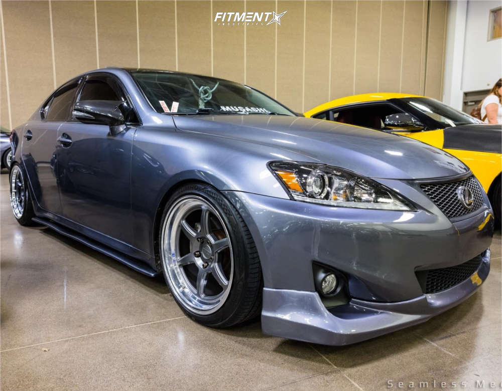 2012 Lexus IS250 Base with 18x9.5 Kansei Roku and Kumho 235x40 on ...