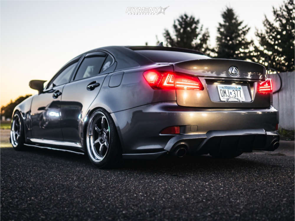 2012 Lexus IS250 Base with 18x9.5 Kansei Roku and Kumho 235x40 on ...
