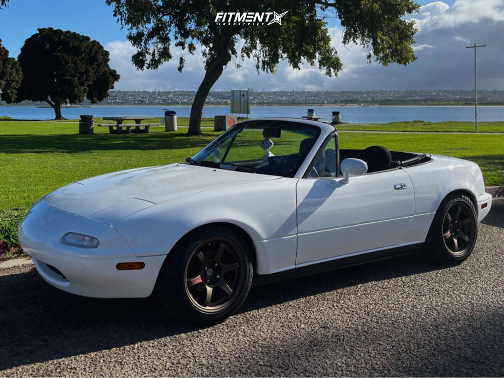 1990 Mazda Miata Base with 15x8 Gram Lights 57dr and Forceum 205x50 on ...