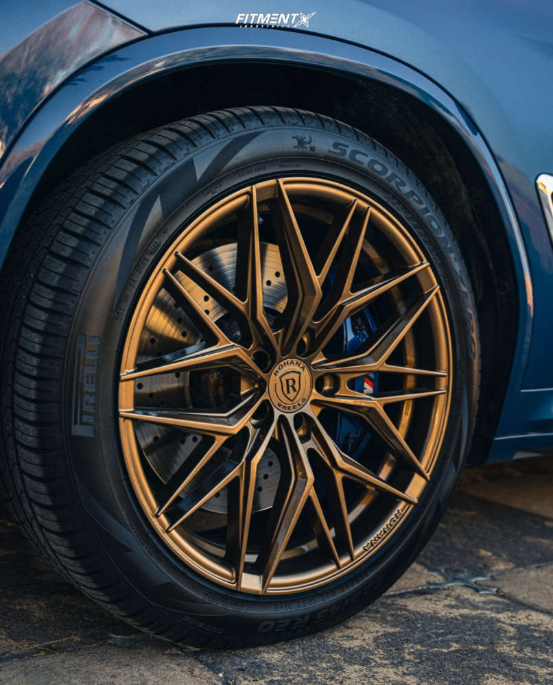 2020 BMW X3 M with 20x9 Rohana Rfx17 and Pirelli 255x45 on Stock ...