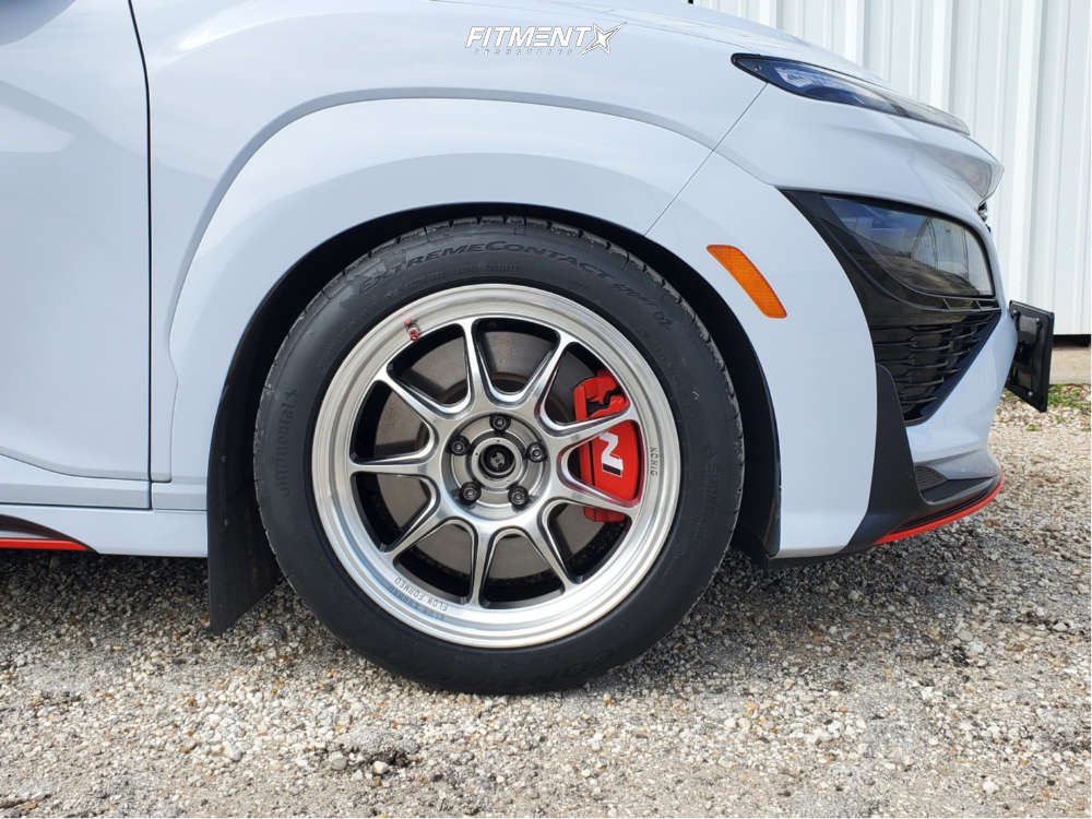 2023 Hyundai Kona N Base with 18x8.5 Konig Countergram and Continental ...
