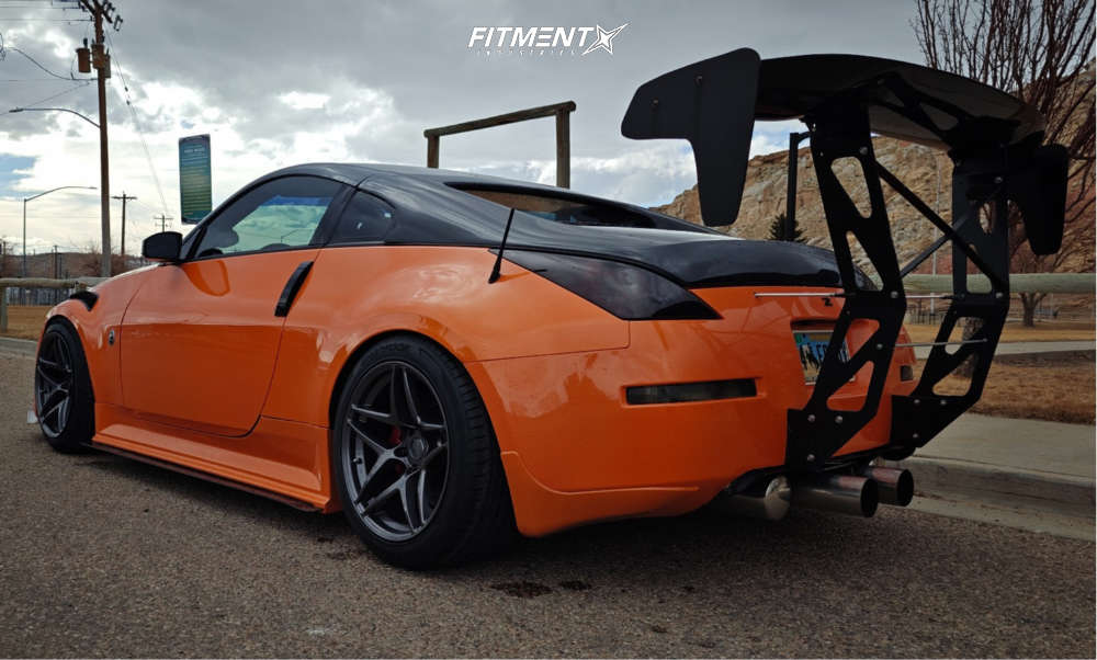 2007 Nissan 350Z Base with 18x10.5 Kansei Astro and Hankook 245x45 on ...