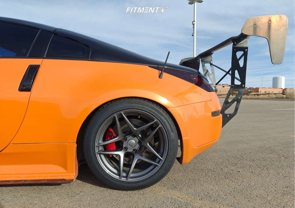 2007 Nissan 350Z Base with 18x10.5 Kansei Astro and Hankook 245x45 on ...
