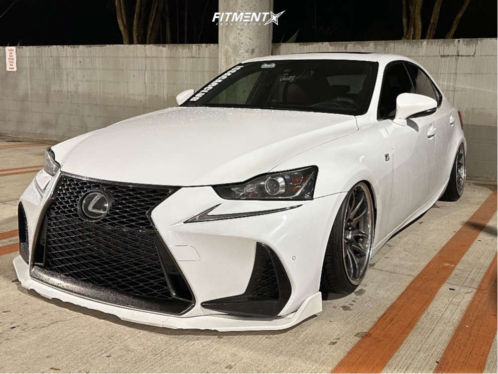 2019 Lexus IS300 F Sport with 18x9.5 Work Emotion Cr 2p and Kumho ...