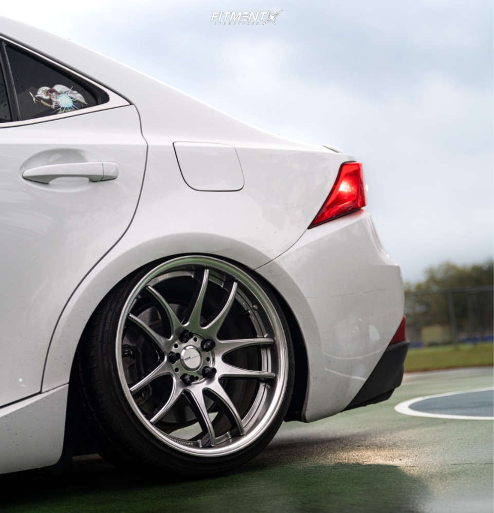 2019 Lexus IS300 F Sport with 18x9.5 Work Emotion Cr 2p and Kumho ...