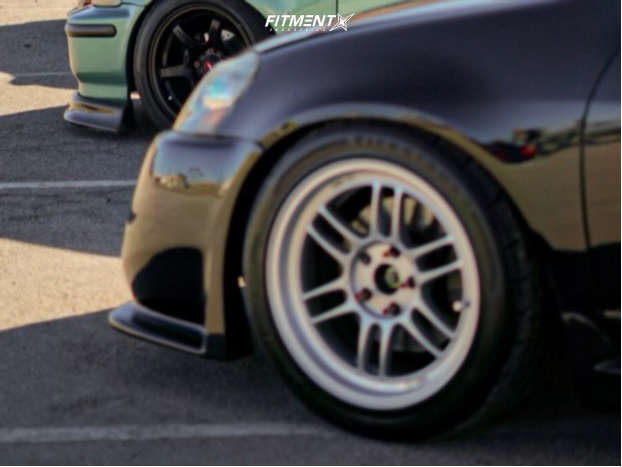 2002 Acura RSX Type-S with 17x9 Enkei Rpf1 and Firestone 255x40 on ...