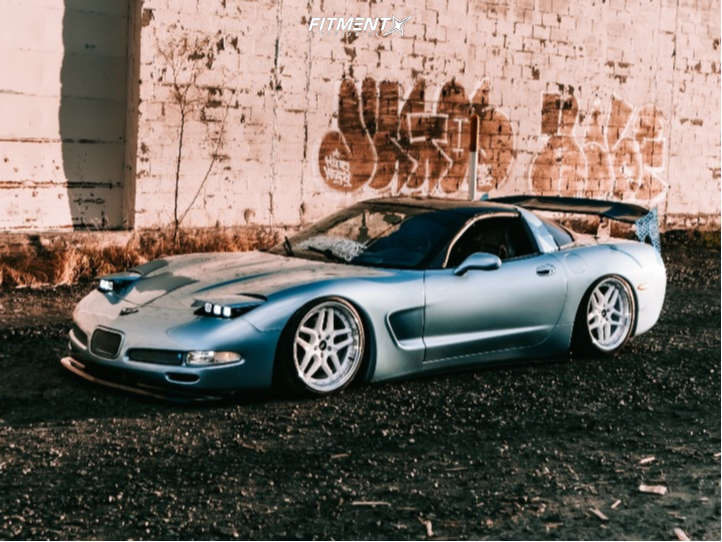 1999 Chevrolet Corvette Base with 19x9.5 ESR CS15 and Zeetex 225x35 on Air Suspension | 2934406 ...