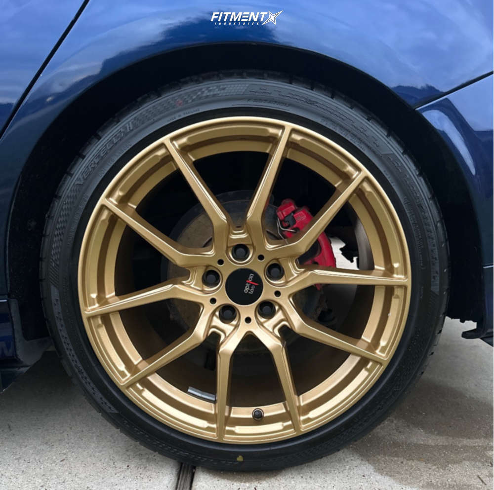 2017 Ford Focus ST with 18x8.5 Option Lab R716 and Vercelli 235x45 on ...