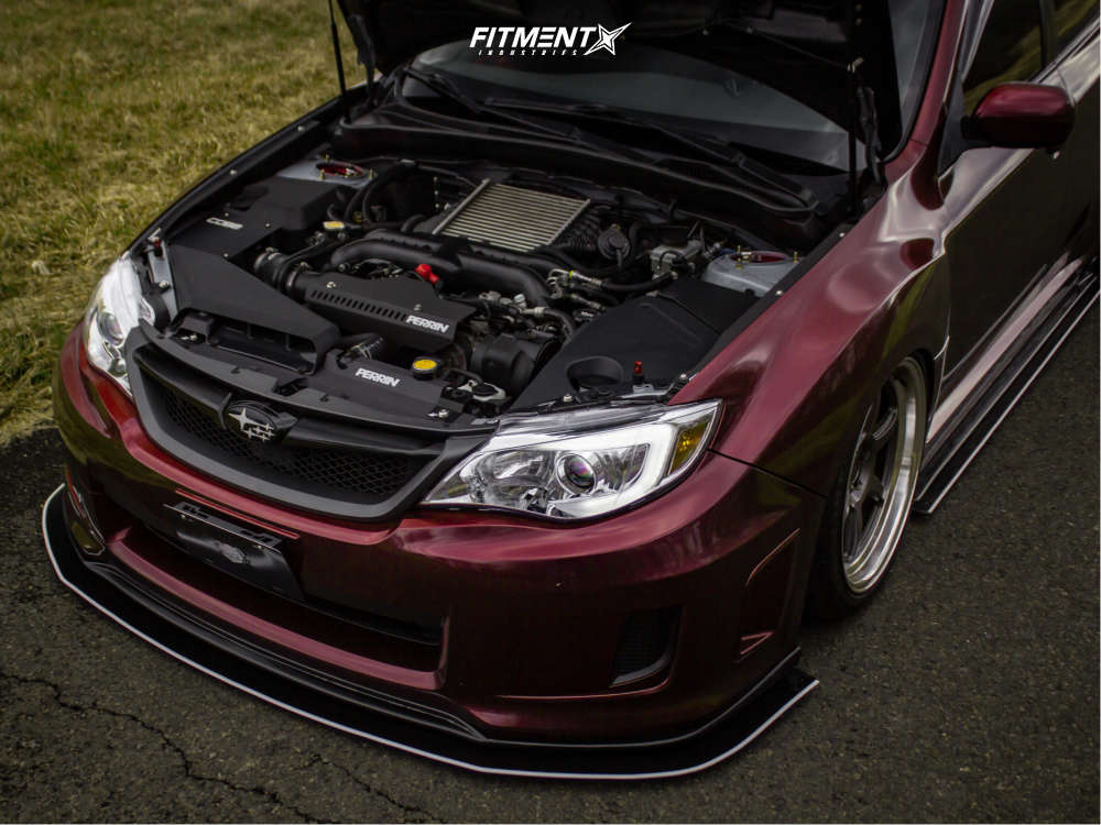 2012 Subaru Impreza WRX with 18x9.5 Kansei Roku and Firestone 255x35 on ...