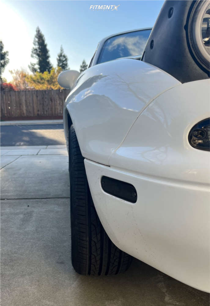 1993 Mazda Miata Base with 15x6.5 AVID1 AV8 and Hankook 195x55 on Stock ...