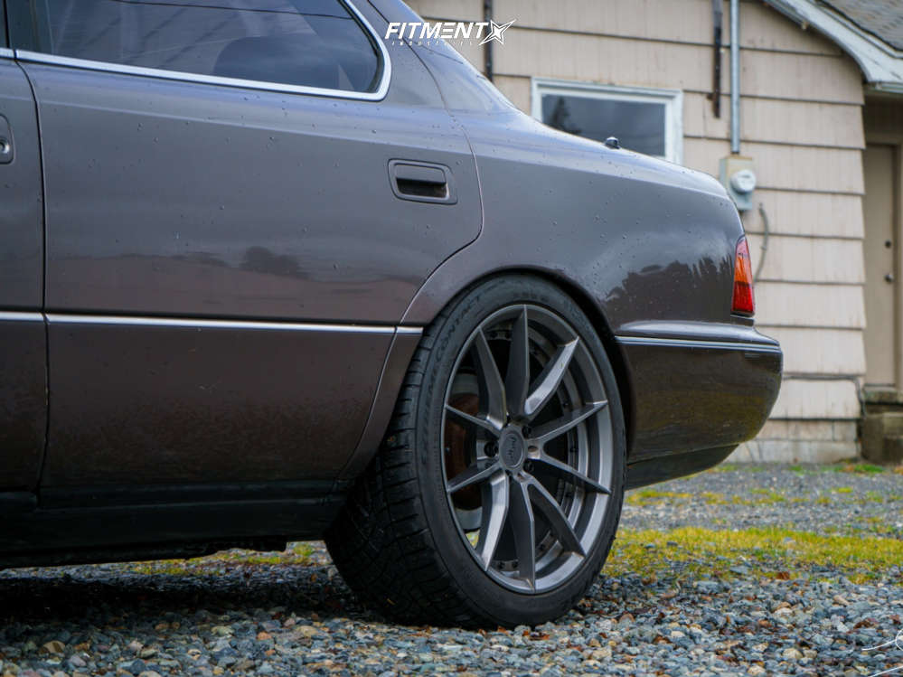 1991 Lexus LS400 Base with 19x9.5 Niche Sector and Continental 255x40 ...