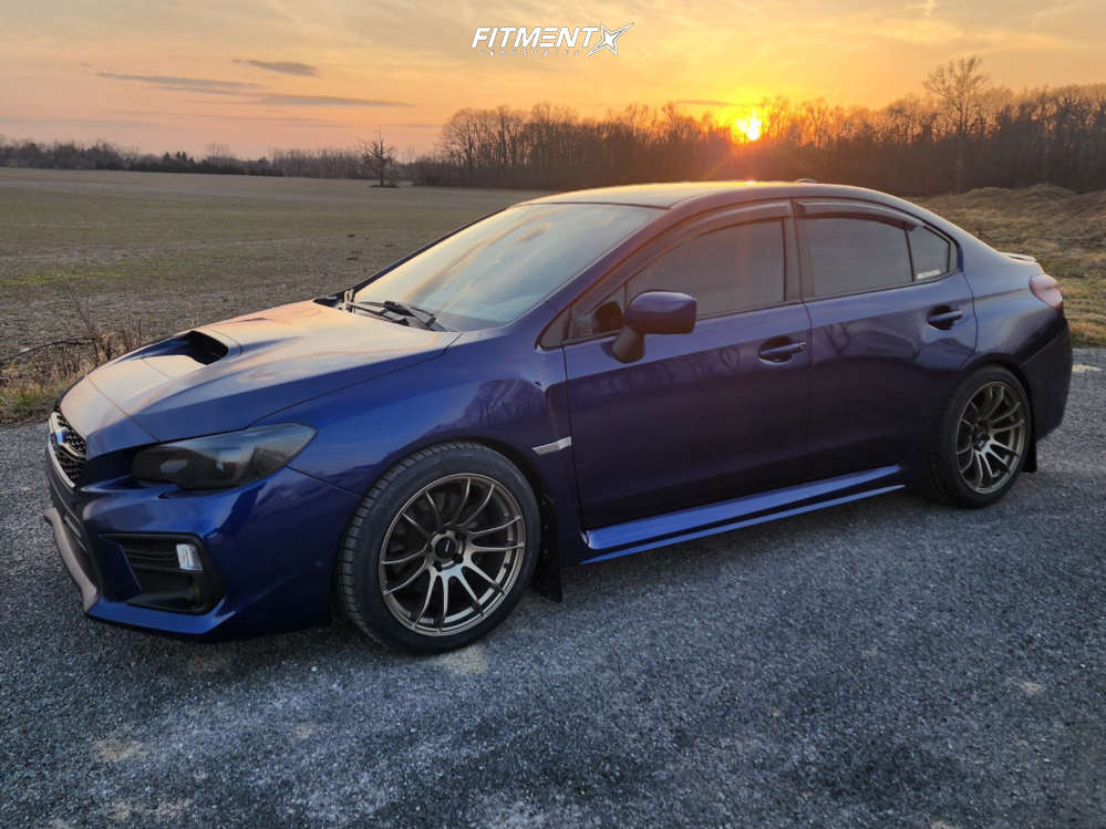 2019 Subaru WRX Base with 18x9.5 AVID1 Av20 and Centennial 255x40 on ...