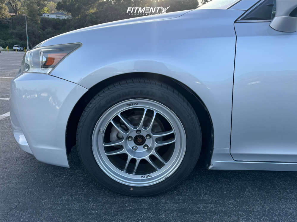 2015 Lexus CT200h Base with 17x8 Enkei Rpf1 and Goodyear 235x45 on ...
