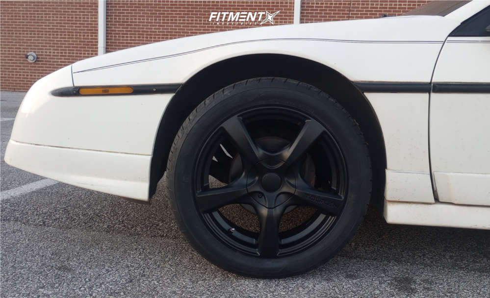 1988 Pontiac Fiero GT with 17x7 Touren Tr9 and Nitto 215x50 on Stock ...
