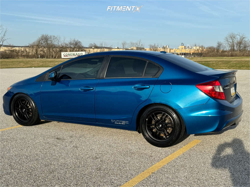 2012 Honda Civic Si with 18x8.5 MST Suzuka and Nitto 225x40 on ...