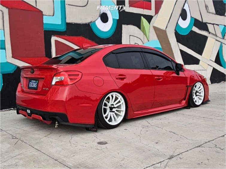 2017 Subaru WRX Premium with 18x9.5 AVID1 Av20 and Michelin 225x40 on ...