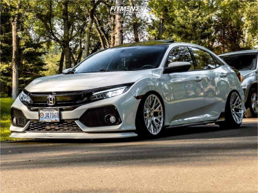 2018 Honda Civic Sport with 18x9.5 ESR Rf11 and Kumho 215x40 on ...