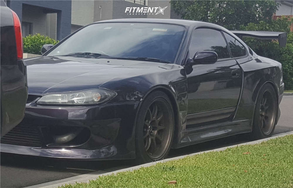 1999 Nissan Silvia S15 Spec R with 18x10.5 Work D9r and Nitto 275x35 on ...