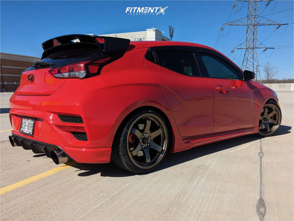 2020 Hyundai Veloster N Base with 18x8.5 AVID1 Av6 and Lexani 215x35 on ...