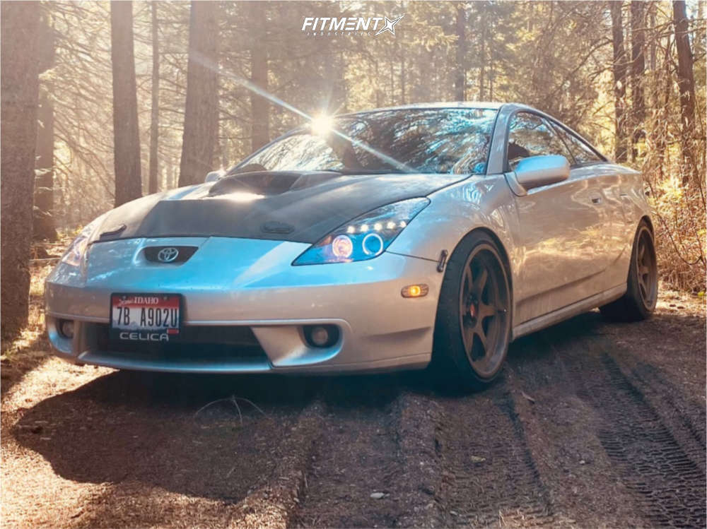 2002 Toyota Celica GTS with 18x9.5 Aodhan Ah08 and Fortune 245x35 on ...