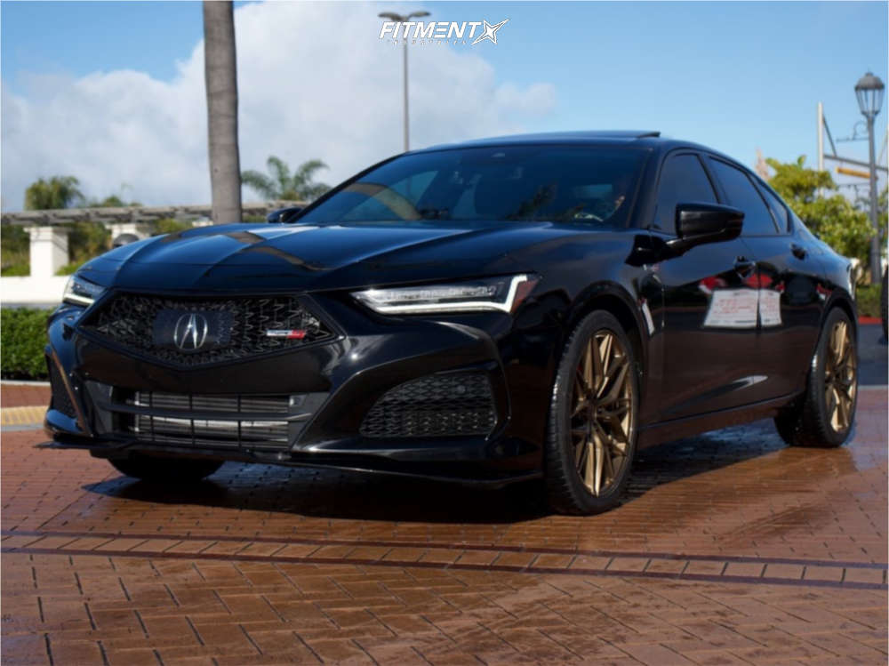 2021 Acura TLX Type S with 20x9.5 Rohana Rfx17 and Falken 265x40 on ...