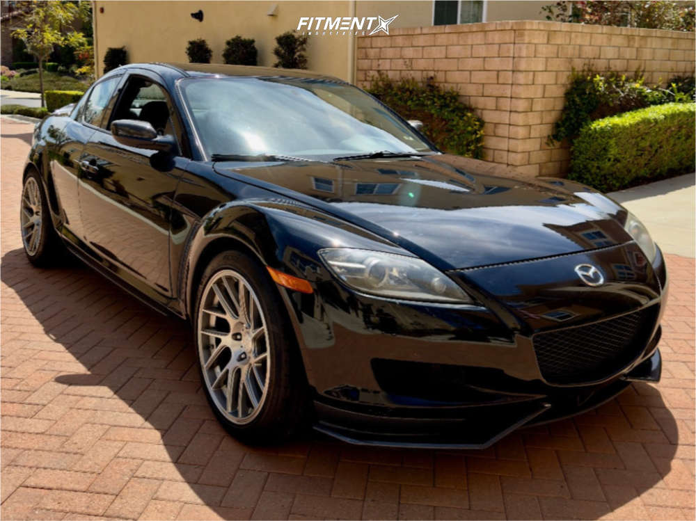 2005 Mazda RX-8 Shinka with 18x9.5 Anovia Elder and Kumho 255x40 on ...