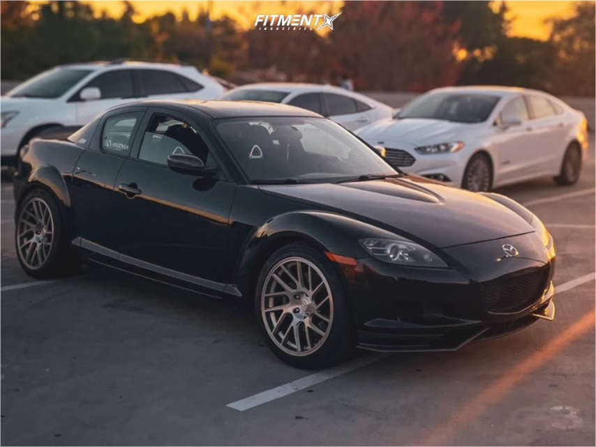 2005 Mazda RX-8 Shinka with 18x9.5 Anovia Elder and Kumho 255x40 on ...