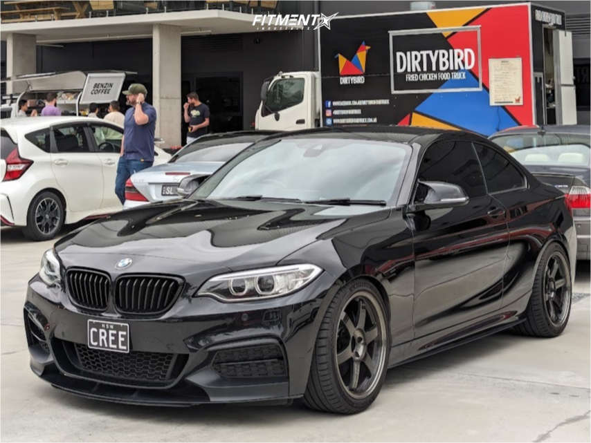 2017 BMW M240i Base with 18x8.5 Volk Te37sl and Michelin 235x40 on ...