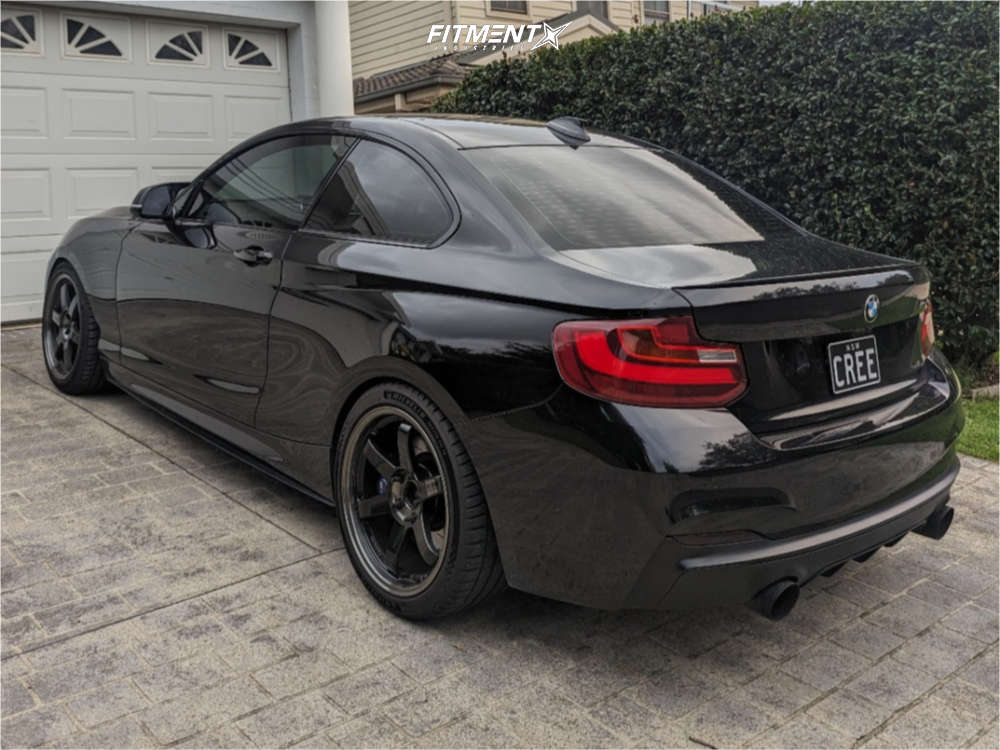 2017 BMW M240i Base with 18x8.5 Volk Te37sl and Michelin 235x40 on ...