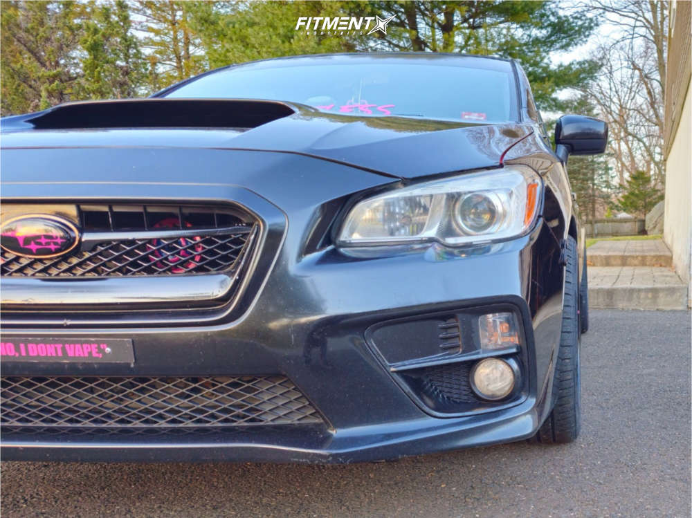 2015 Subaru WRX Premium with 18x9.5 AVID1 AV6 and Lexani 255x35 on ...