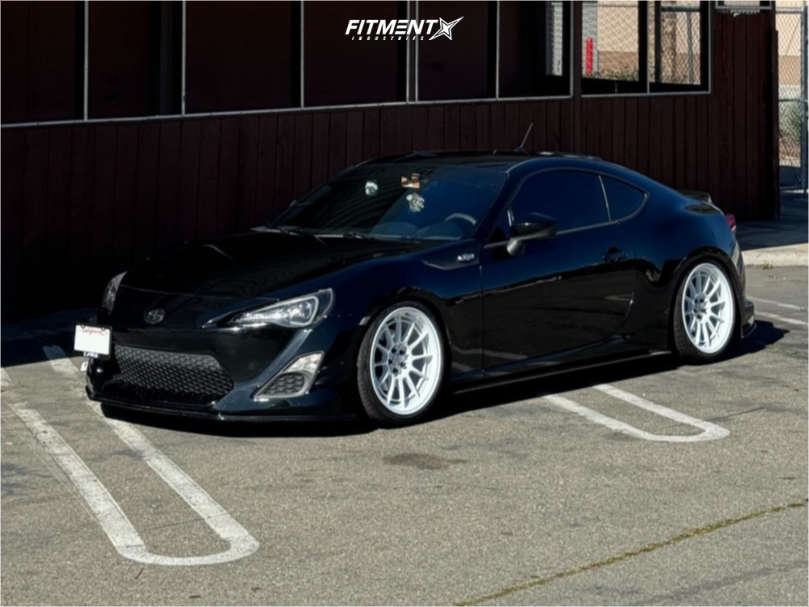 2013 Scion FR-S Base with 18x9.5 Enkei Nt03m and Bridgestone 255x35 on ...