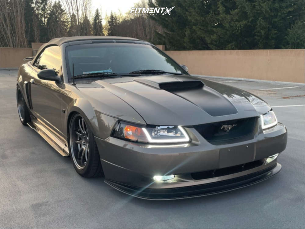 2001 Ford Mustang GT with 18x9.5 Aodhan Ds02 and Continental 255x40 on ...