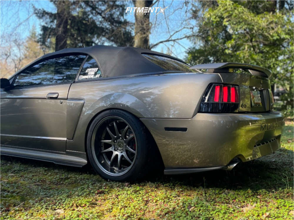 2001 Ford Mustang GT with 18x9.5 Aodhan Ds02 and Continental 255x40 on ...