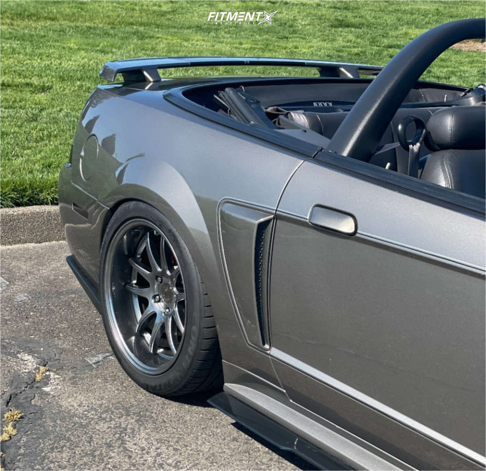 2001 Ford Mustang GT with 18x9.5 Aodhan Ds02 and Continental 255x40 on ...