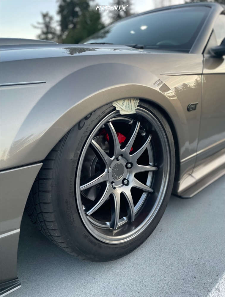 2001 Ford Mustang GT with 18x9.5 Aodhan Ds02 and Continental 255x40 on ...