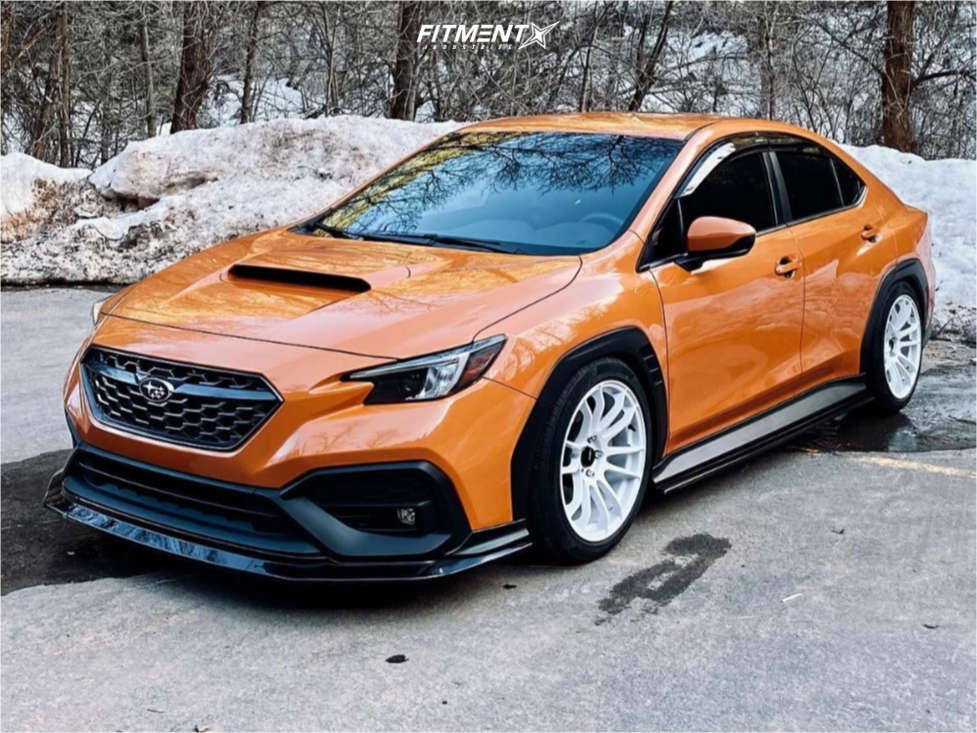2022 Subaru WRX Premium with 18x9.5 AVID1 Av20 and Vercelli 255x40 on ...