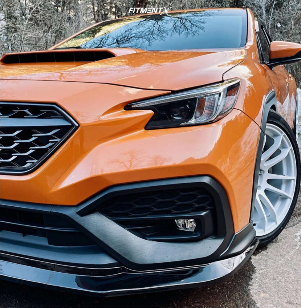 2022 Subaru WRX Premium with 18x9.5 AVID1 Av20 and Vercelli 255x40 on Lowering Springs | 2946137 ...