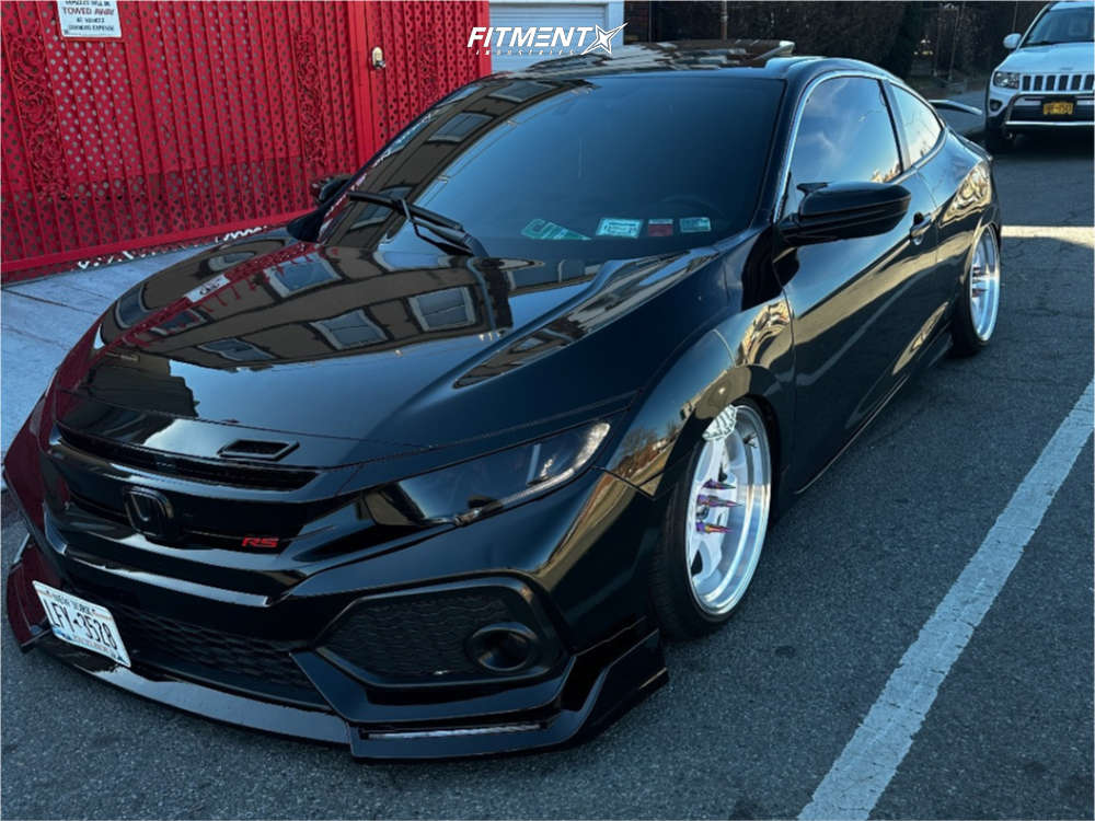 2018 Honda Civic Si with 18x9.5 MST Mt07 and Vercelli 225x40 on Air Suspension | 2946149 ...