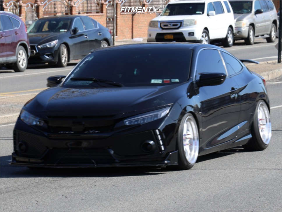 2018 Honda Civic Si with 18x9.5 MST Mt07 and Vercelli 225x40 on Air ...