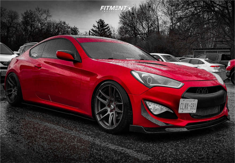 2013 Hyundai Genesis Coupe 2.0T Premium with 19x9.5 ESR Cs8 and Nexen ...