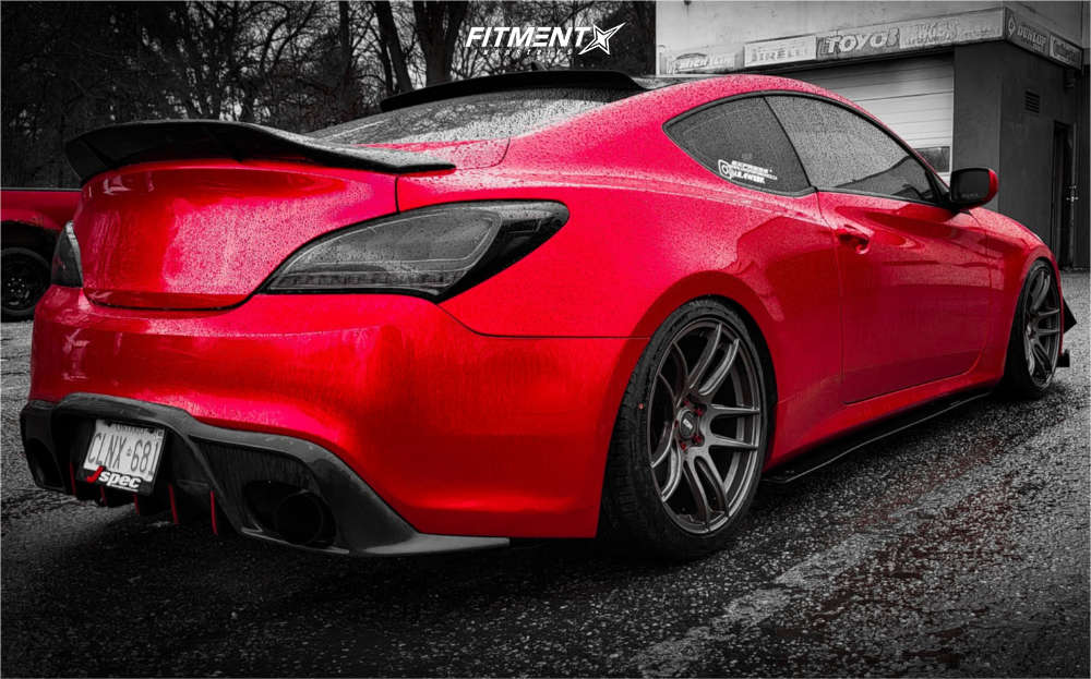 2013 Hyundai Genesis Coupe 2.0T Premium with 19x9.5 ESR Cs8 and Nexen ...